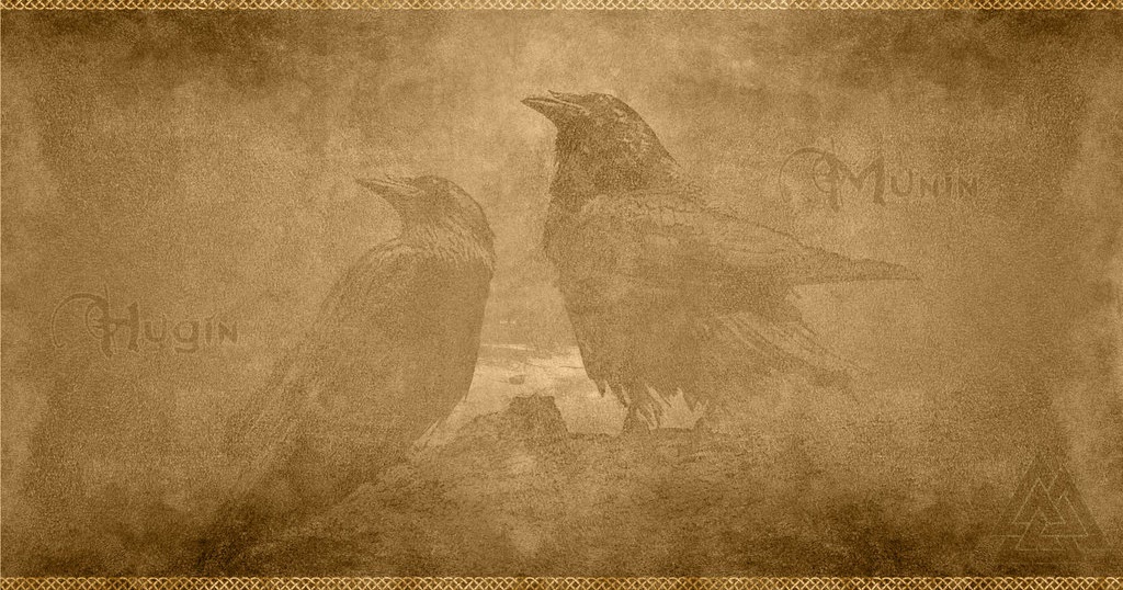 territorioVIKINGO: Hugin y Munin en Vuelos de Leyenda