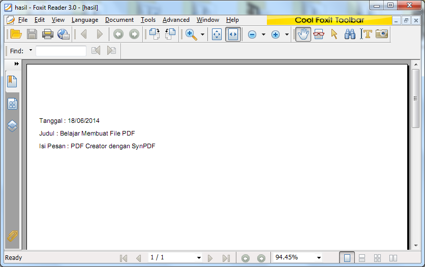 Cara Membuat File PDF dengan Delphi - Tutorial Delphi Cara Membuat File PDF dengan Delphi - Tutorial Delphi