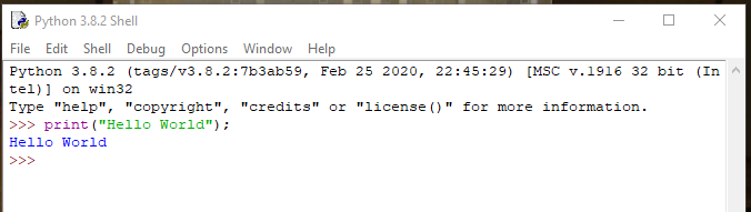 D.Tech Academic: Python Hello World