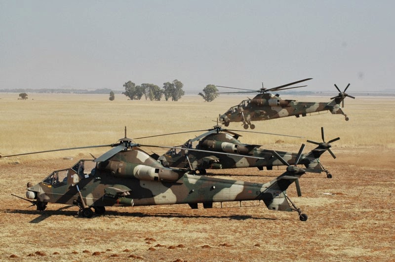 Rooivalk Attack Helo Makes Combat Debut in DRC ~ GreenStylo