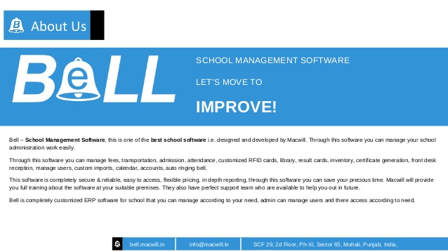 Bell - School Management Software: Bell:-Best School software