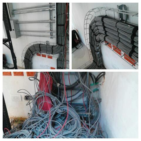 peinado de cableado estructurado