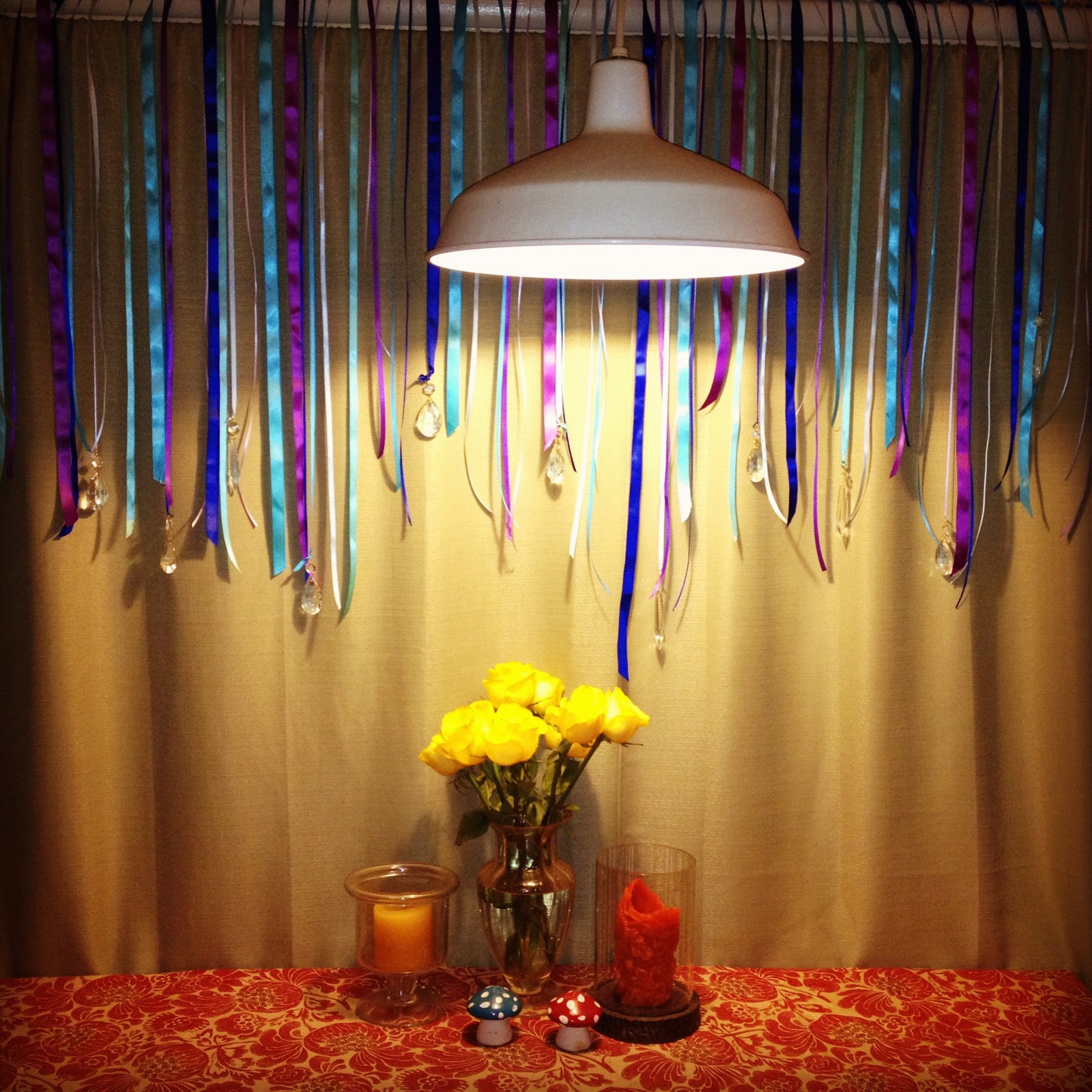 (Mine Hanging over my Kitchen Window!) (Close up of the Sparkly Prisms!)