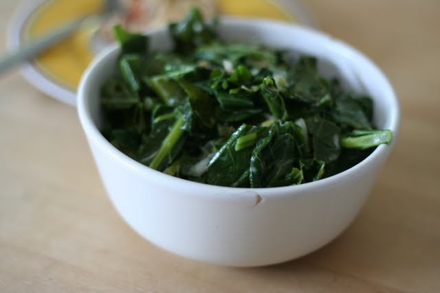 Creamy Baby Collards ~ Healthy Eating for Ordinary People