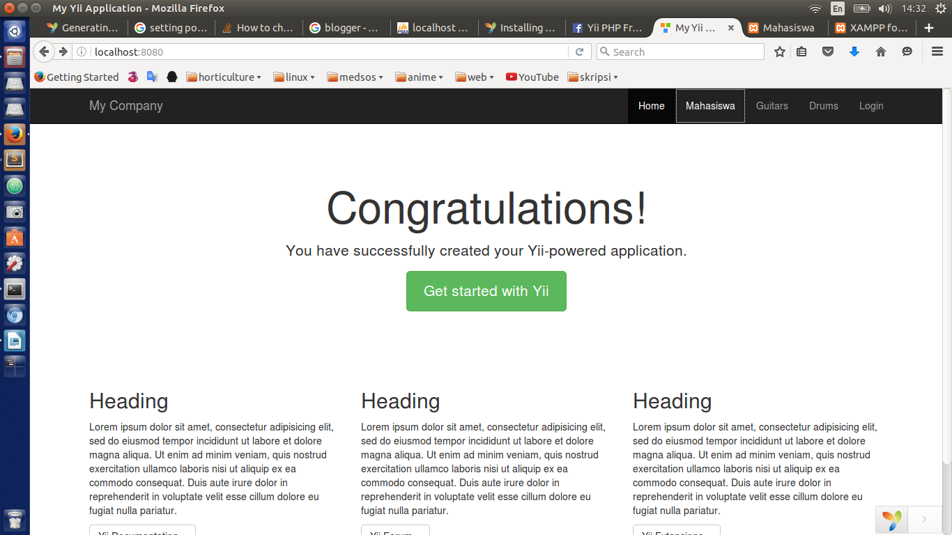 MERUBAH THEME Yii2 BASIC - Lang Surya