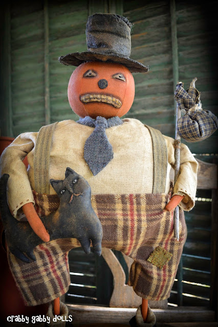 CraBBy GaBBy Dolls: HoBo FAT Jack With Cat and Nap Sack