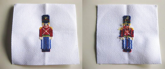 Turkishly Delightful: 25 Days of Ornaments: Cross-stitch Toy Soldier
