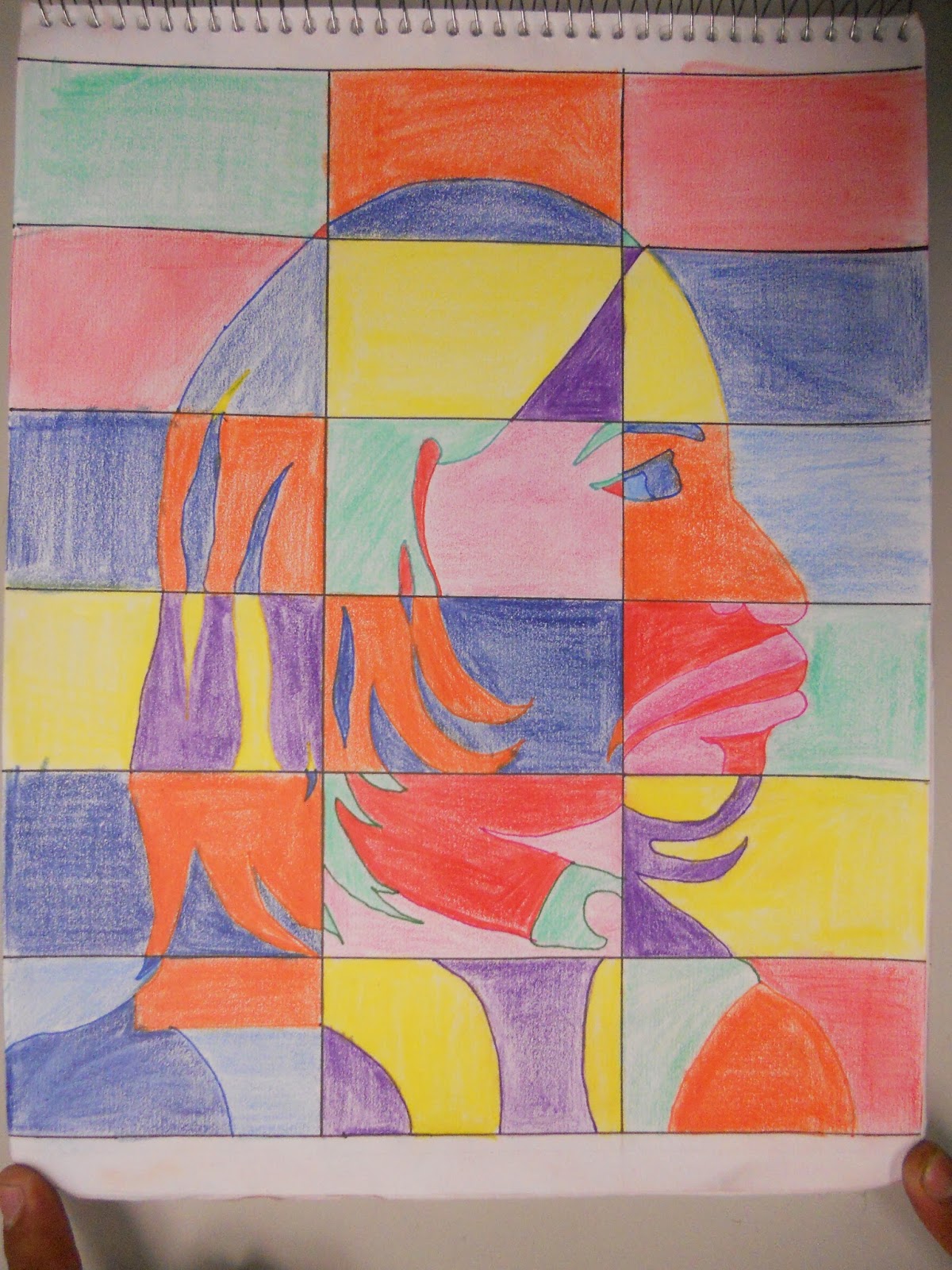 DIBUJO II ENP: RETO 6, CONSTRASTE COMPLEMENTARIO DE COLOR