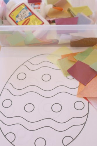 Easter Egg Tissue Paper Art & Craft | School Time Snippets