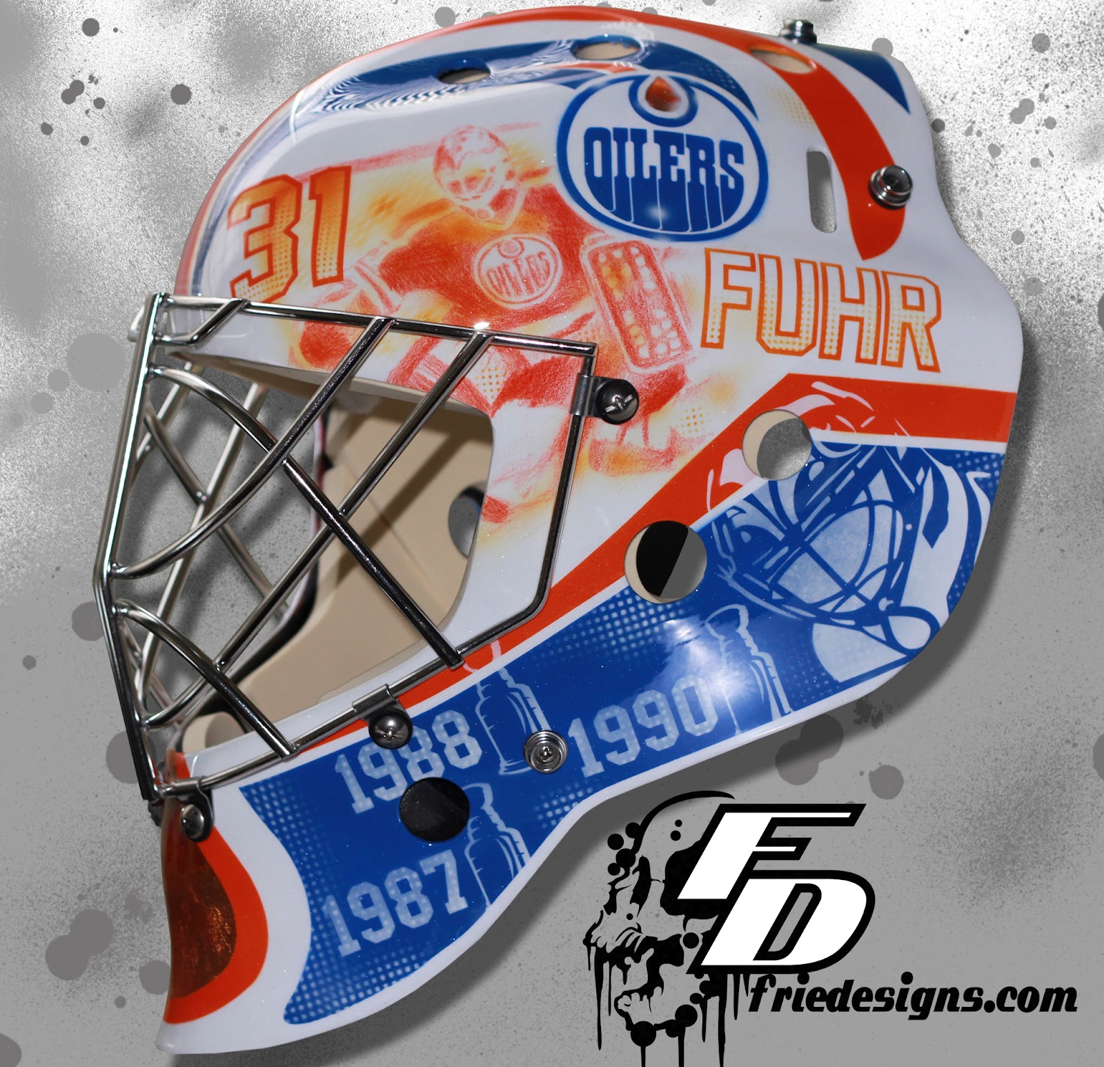 Dave Fried: new oilers mask!