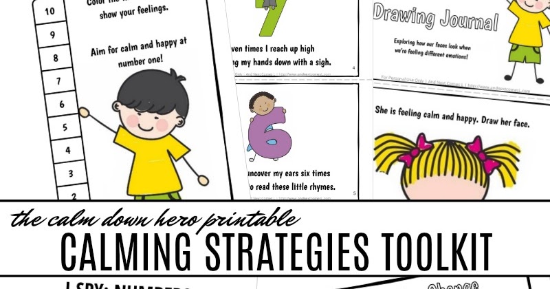 Calm Down Hero Toolkit | And Next Comes L - Hyperlexia Resources