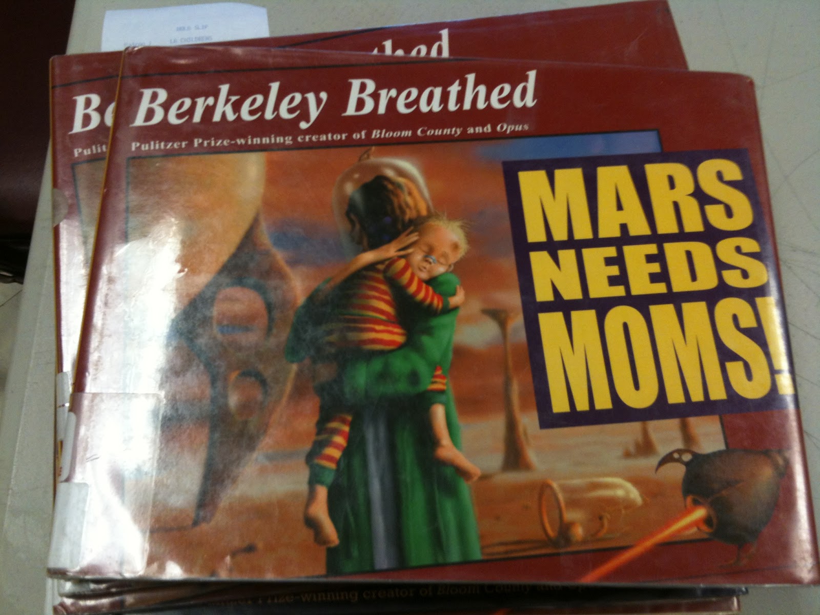 Once Upon a Blog....: The Book Bunch: Mars Needs Moms!