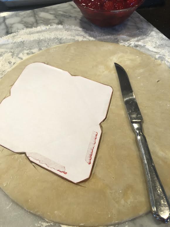 Redhead Says: CHERRY PIE PASTRY ENVELOPE