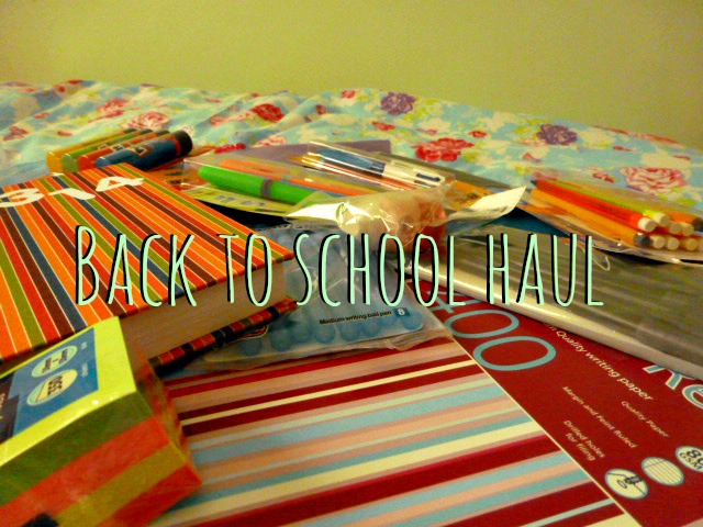 SimplyKatie: Back to school Haul
