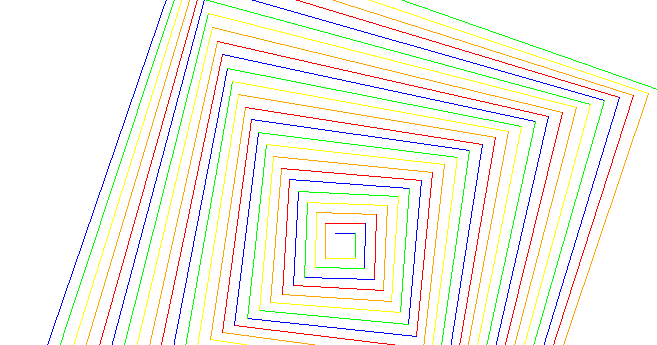 jugad2 - Vasudev Ram on software innovation: Square spiral - drawing ...