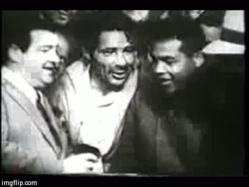 Basement Gym Boxing: Max Baer, Joe Louis & Lou Costello: Reaction GIF ...