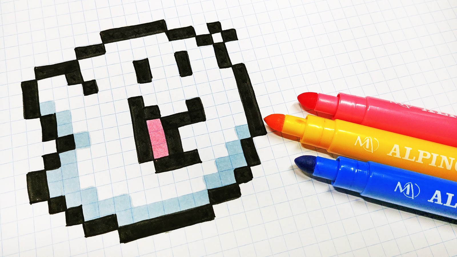 Handmade Pixel Art How To Draw Kawaii Ghost pixelart Halloween handmade-pixel-art-how-to-draw-kawaii-ghost-pixelart-halloween