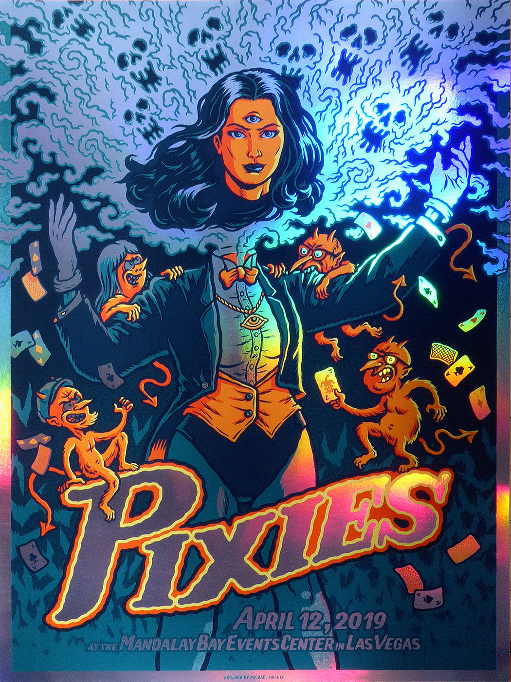 INSIDE THE ROCK POSTER FRAME BLOG: Michael Hacker Pixies Las Vegas Poster