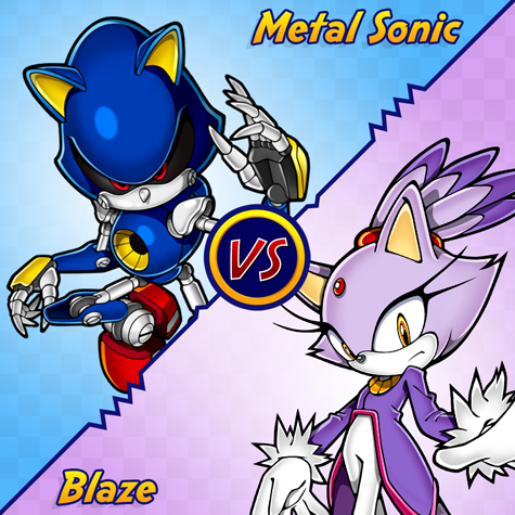 La casita de Amy Rose: SONIC SHOWDOWN: Vota por Metal Sonic vs Blaze ...