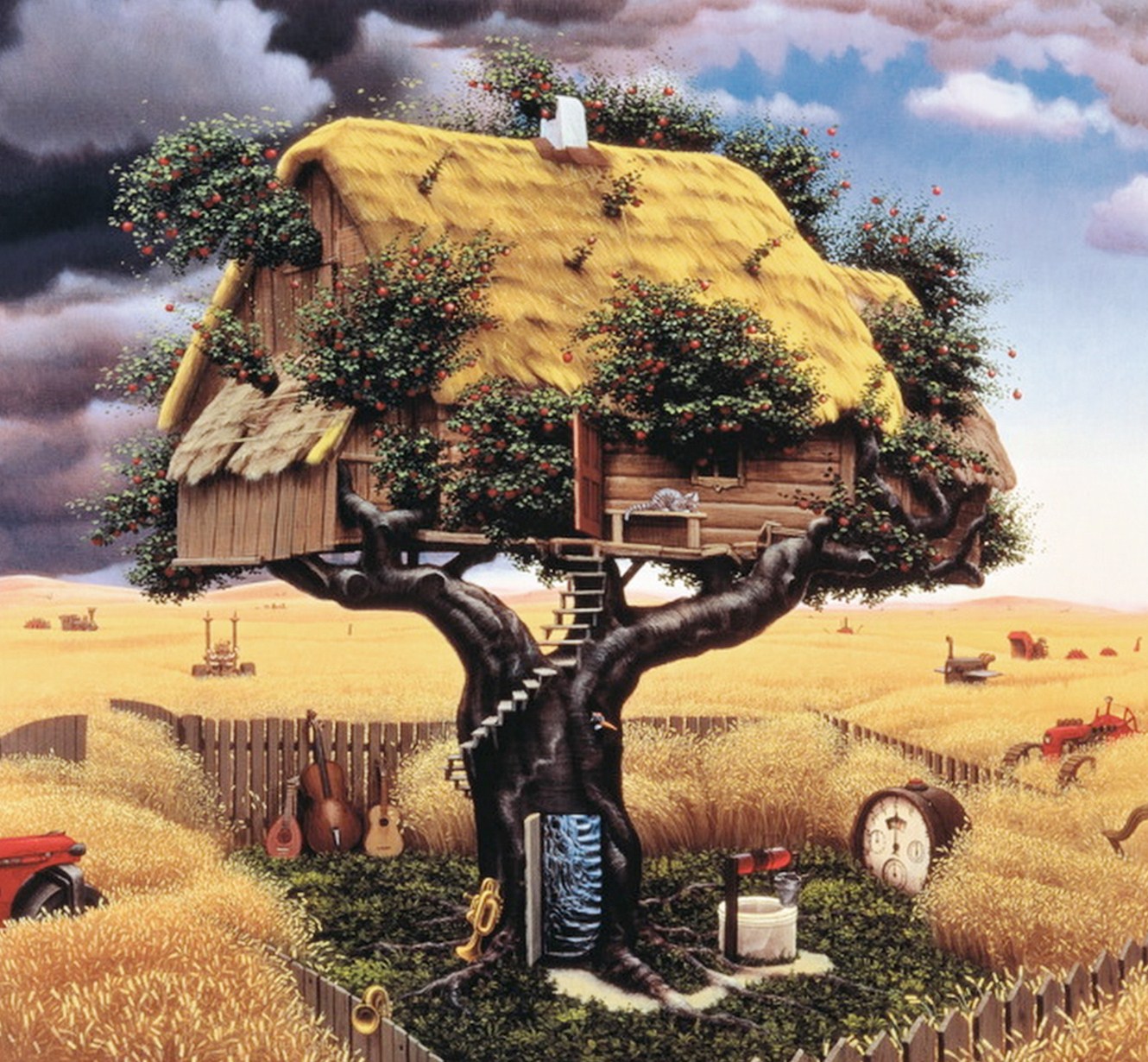 Arte y Actividad Cultural: Cuadros de Paisajes Surrealistas, Jacek ...