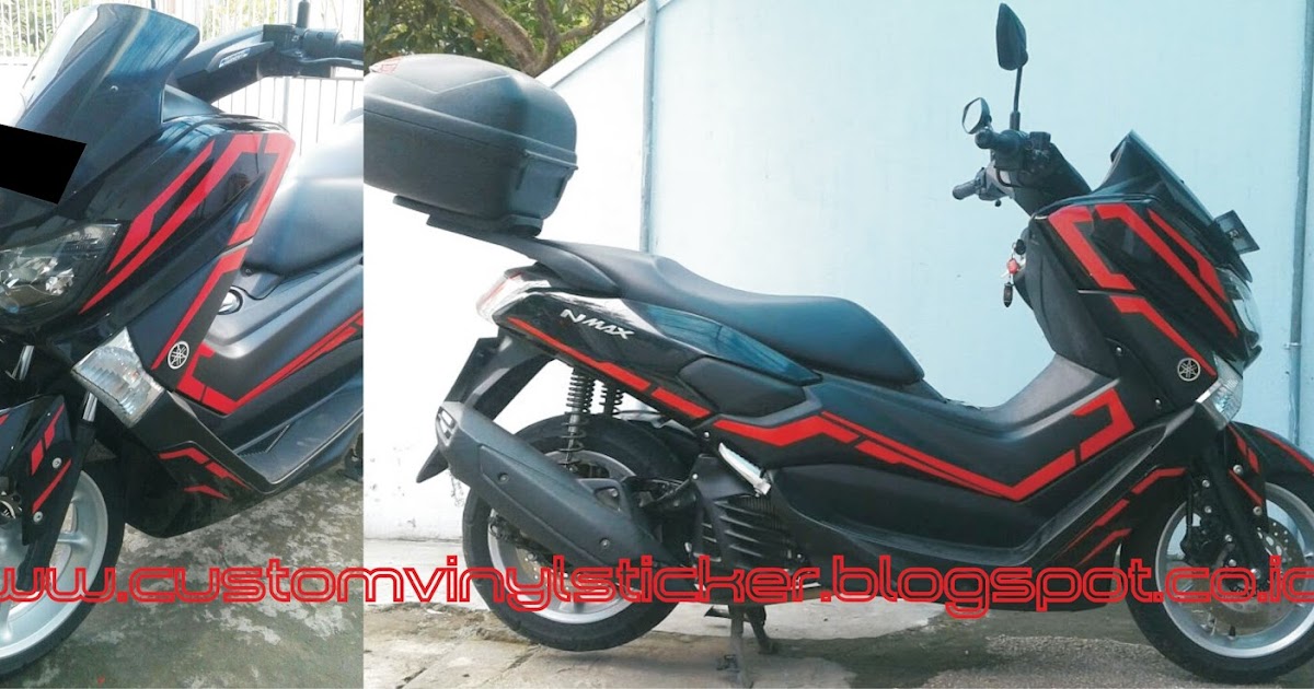 STICKRENZ: Yamaha NMax Black - Custom Stripe & Wrapp
