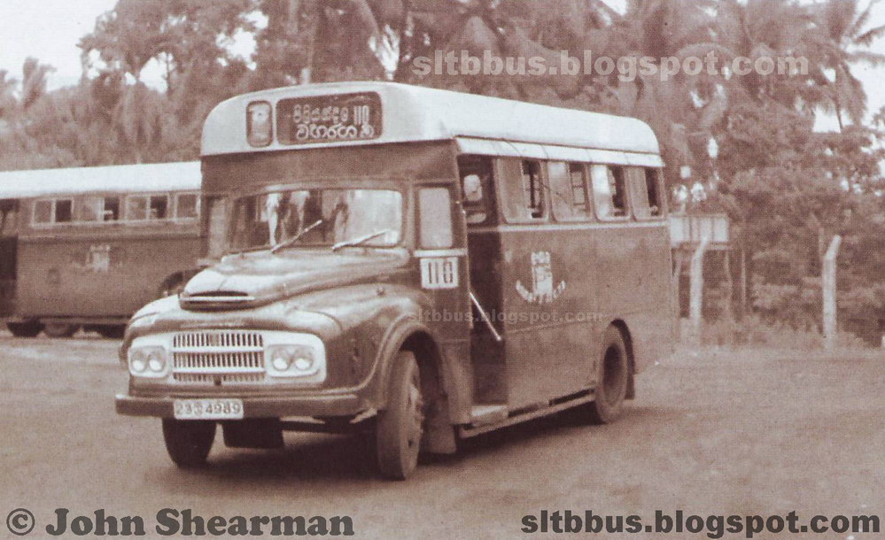 SLTB buses - ශ්‍රී ලංගම බස්: CTB bodied Austin 830 WF lorry bus from ...