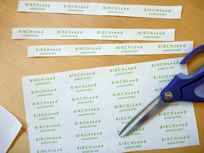B I R C H s e e d -- printed by hand: tutorial - how to make home made ...