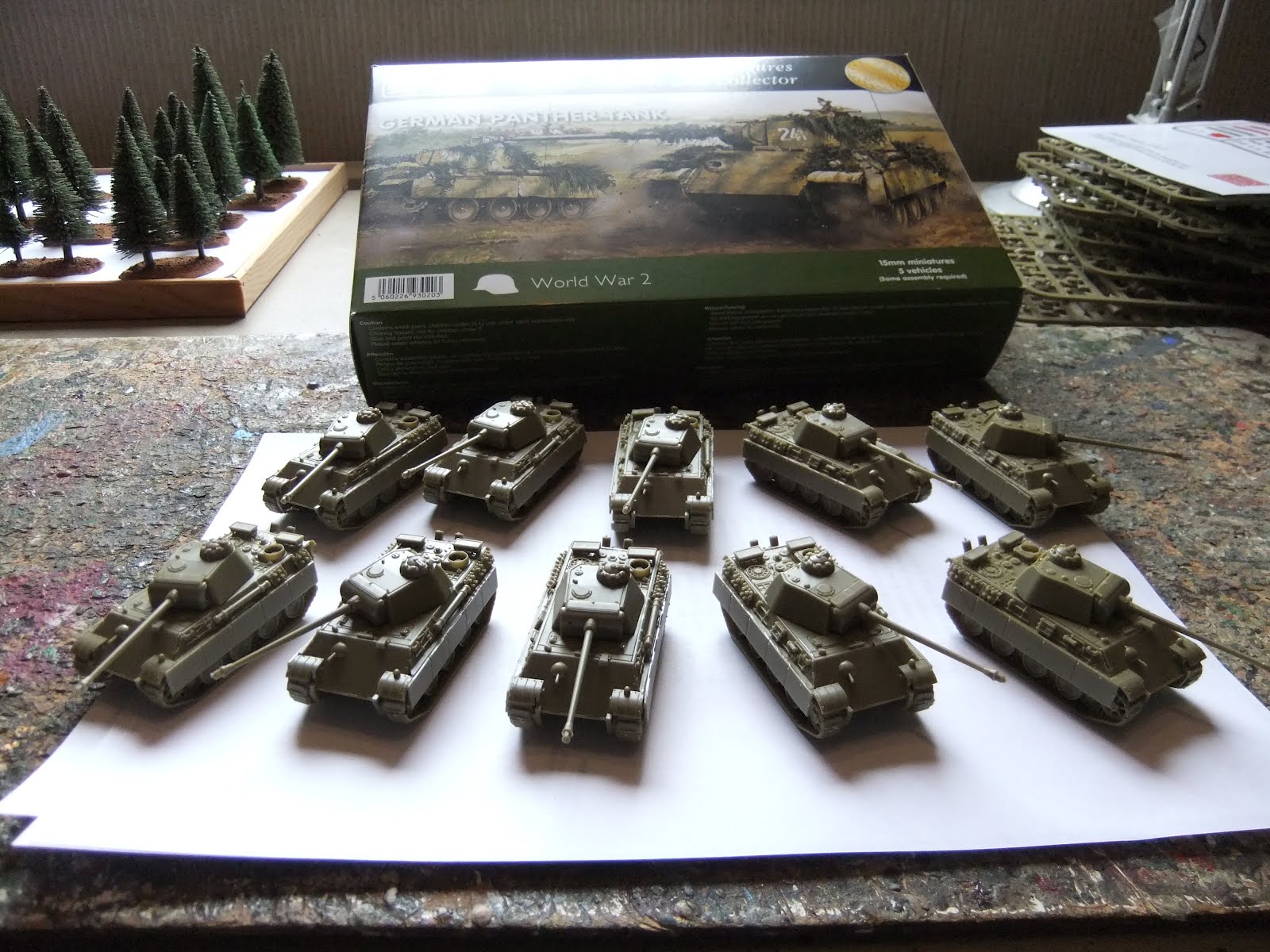 SHADOWKINGS: 15mm Panther G Plastic Soldier Tanks