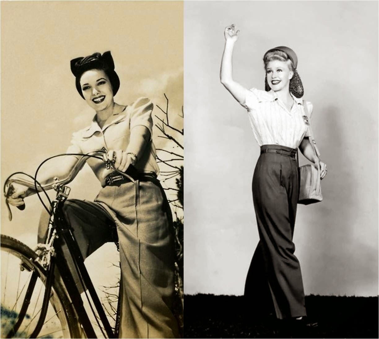 Anos 40 - A Moda e a Guerra - Mente Flutuante Retrô