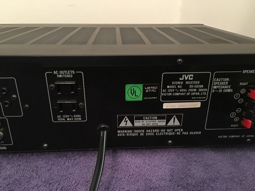 JVC RX-503 - Stereo Receiver | AudioBaza
