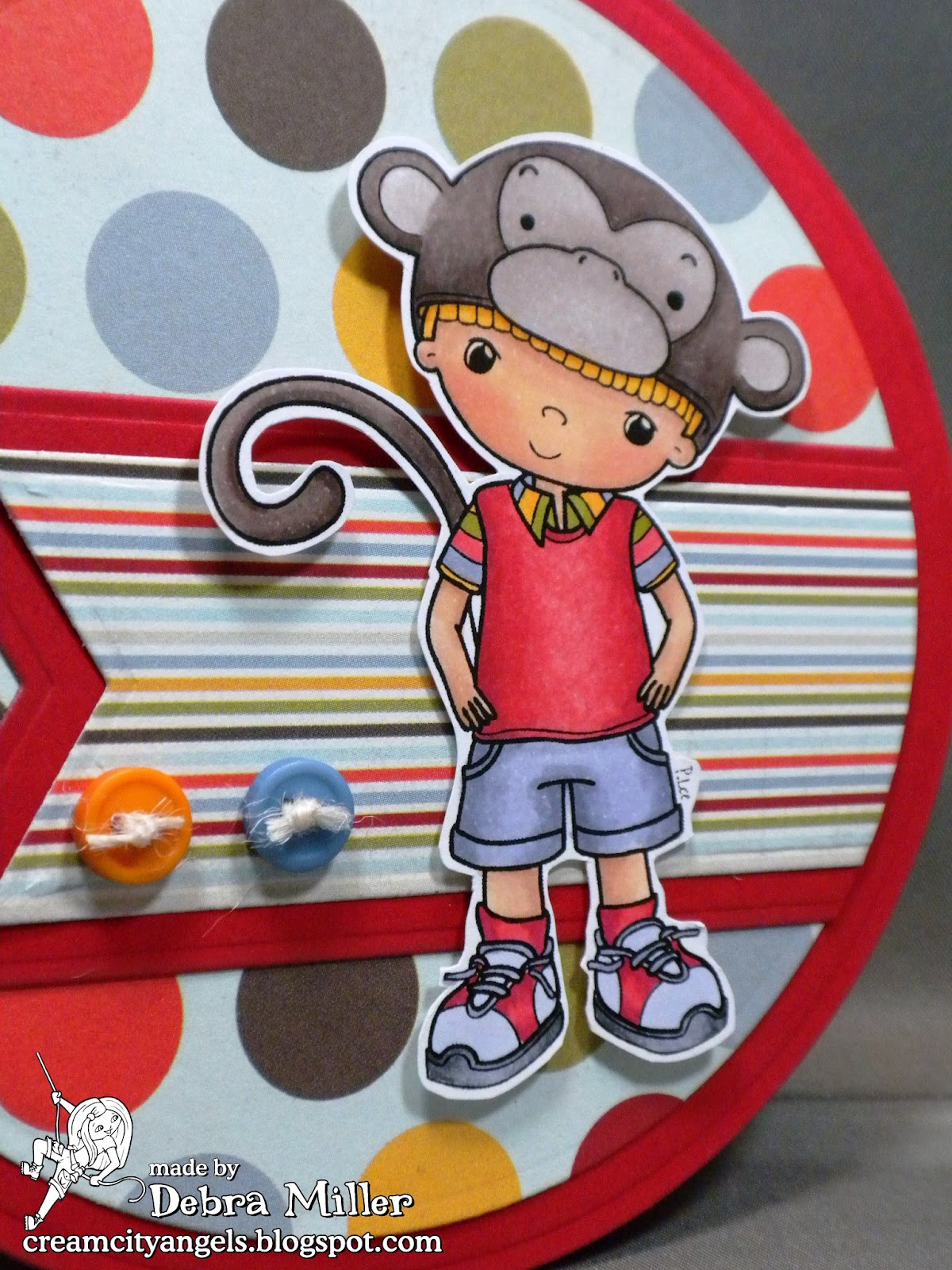 Cream City Angels: Little Miss Muffet: Cheeky Monkey