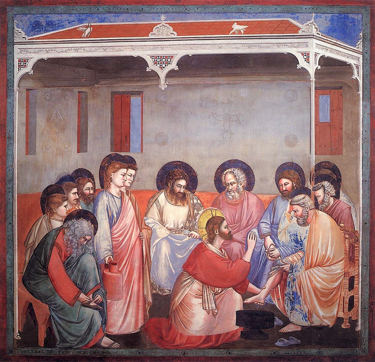 Ad Imaginem Dei: Holy Week with Giotto – Holy Thursday, Washing Feet