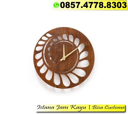 Jam Dinding Kayu Unik, Jam Dinding Kayu Custom, Jam Dinding Kayu Murah ...