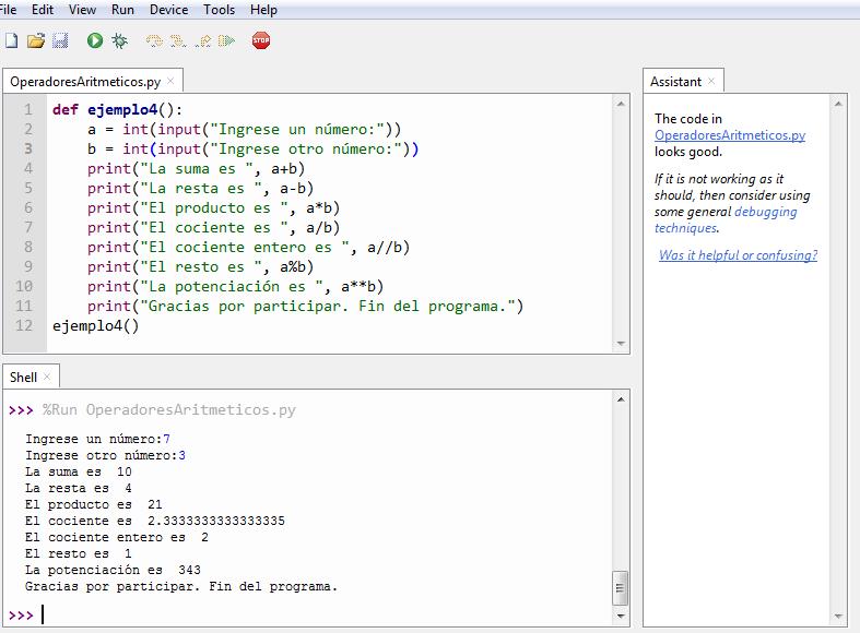 Curso de Python: 1.4 Operadores aritméticos