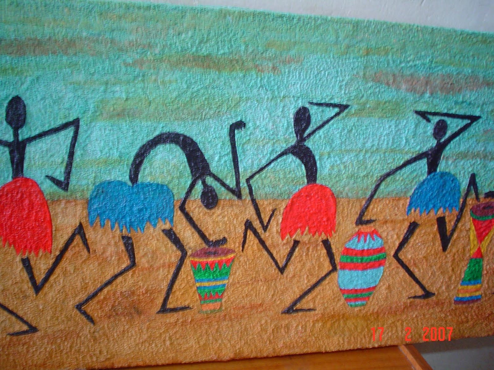 ArTEREsanato: dança Gakonga - releitura em Papel Machê