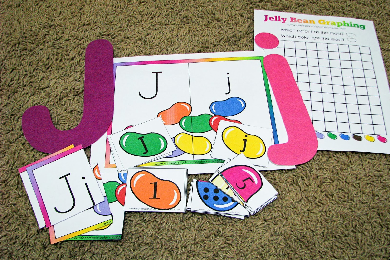 Mommy's Little Helper: Letter J/Jellybeans Preschool Theme