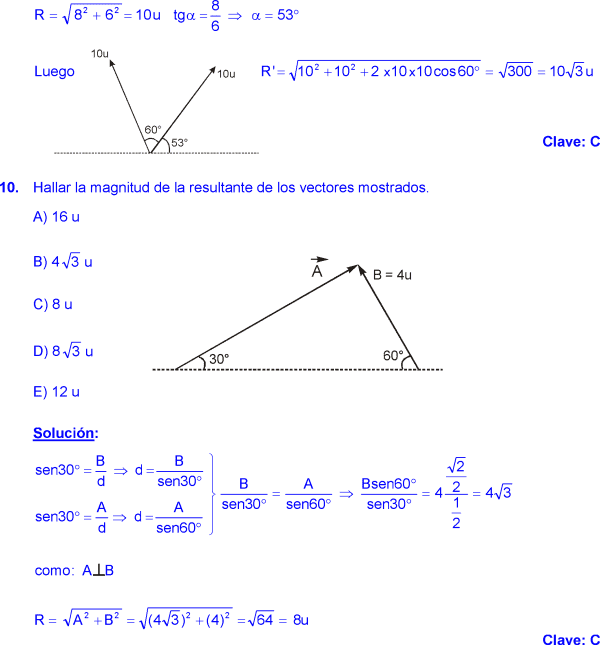 VECTORES FÓRMULAS EJEMPLOS Y EJERCICIOS RESUELTOS DE FÍSICA BÁSICA Y ...