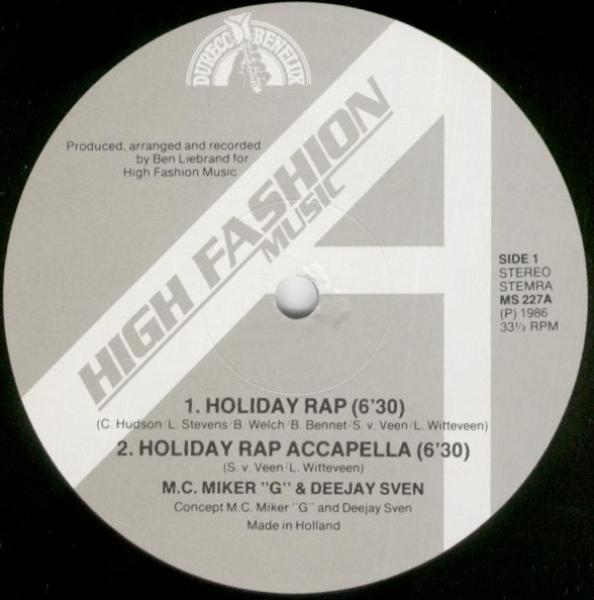 EDGAR MUSIC: HOLIDAY RAP MC Miker G and Deejay Sven