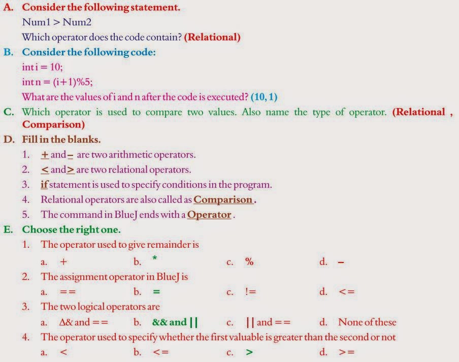 STARS OF PIS AHMEDABAD STD VIII: ITKT(Computer) Cycle Test - 4