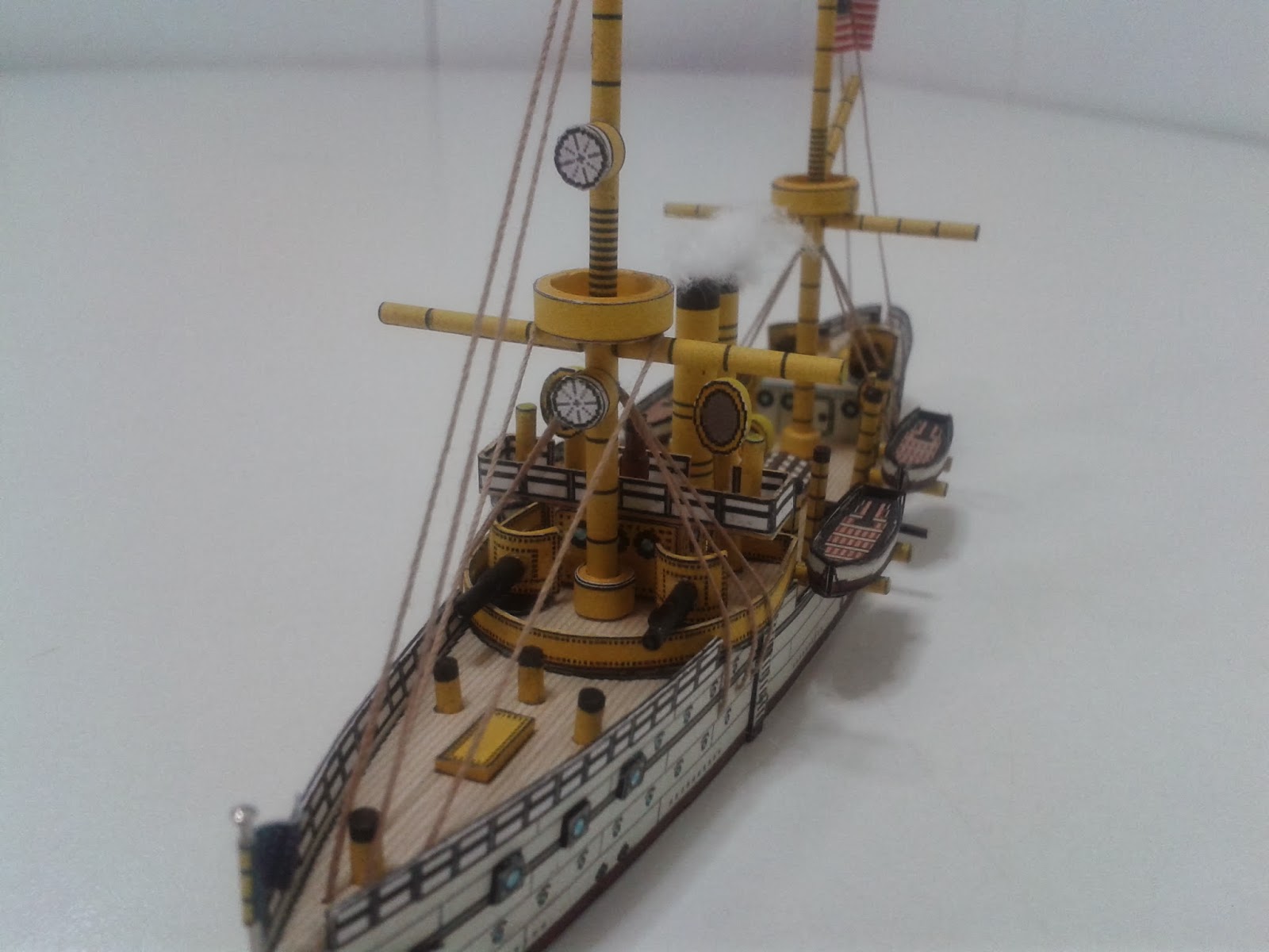 Los barcos de papel: Cañonero USS Isla de Luzón (1898)