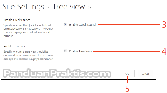 Cara Mengubah Pengaturan Navigasi Tree Di Sharepoint 2013 - Panduan Officeku