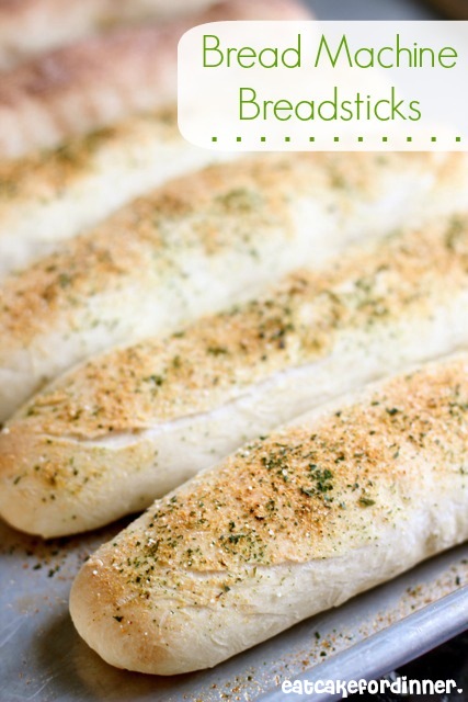 Eat Cake For Dinner: Easy Bread Machine Breadsticks or Cinnastix