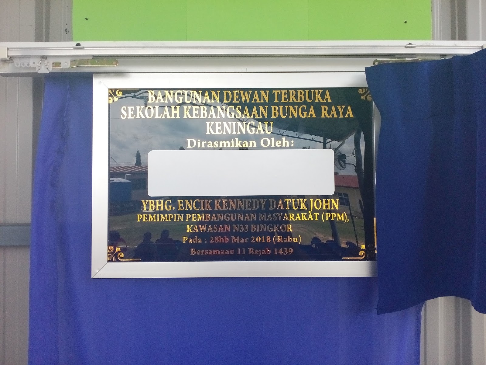 KAMPUNG TONOBON BARU, KENINGAU, SABAH: PERASMIAN DEWAN TERBUKA SEKOLAH ...