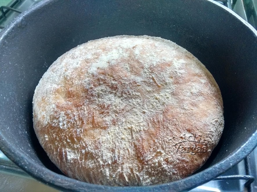 A DOCE ARTE DA LIDIA: PÃO DE PANELA DE FERRO - FICA TIPO UM PÃO RÚSTICO