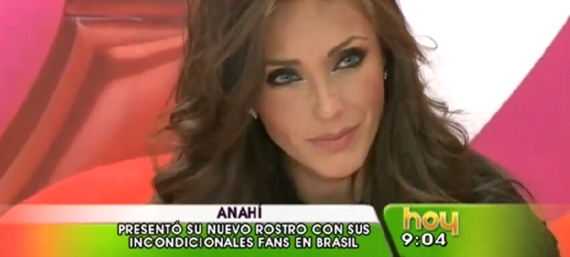 Photos-Anahi: [video] "Hoy" comenta sobre os shows da Anahi no Brasil