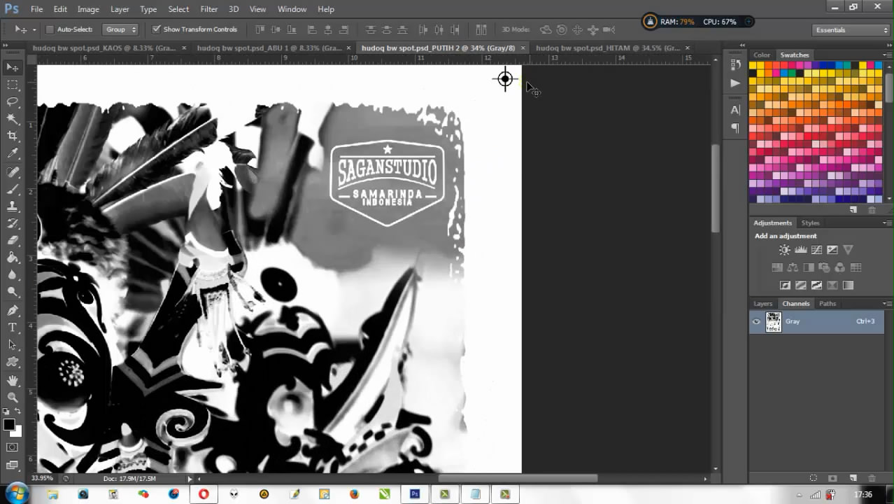 TUTORIAL SABLON : Cara memberi register mark pada desain Sablon | Sagan ...