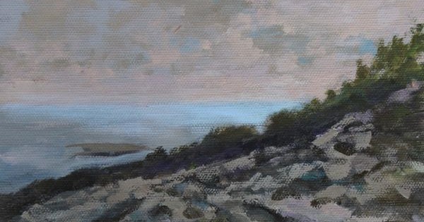 Susan Fowler Fine Art: Landscape, Seascape Oil Painting "Maine-Study #7 ...