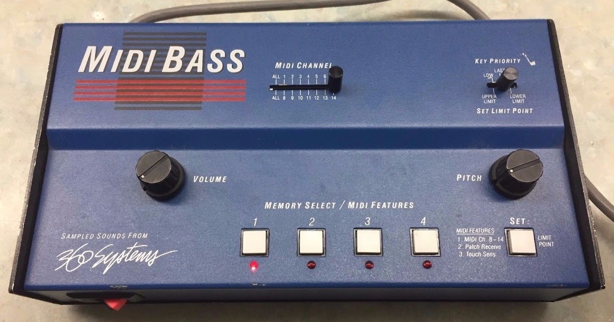 MATRIXSYNTH: 360 Systems Midi Bass Synth Module