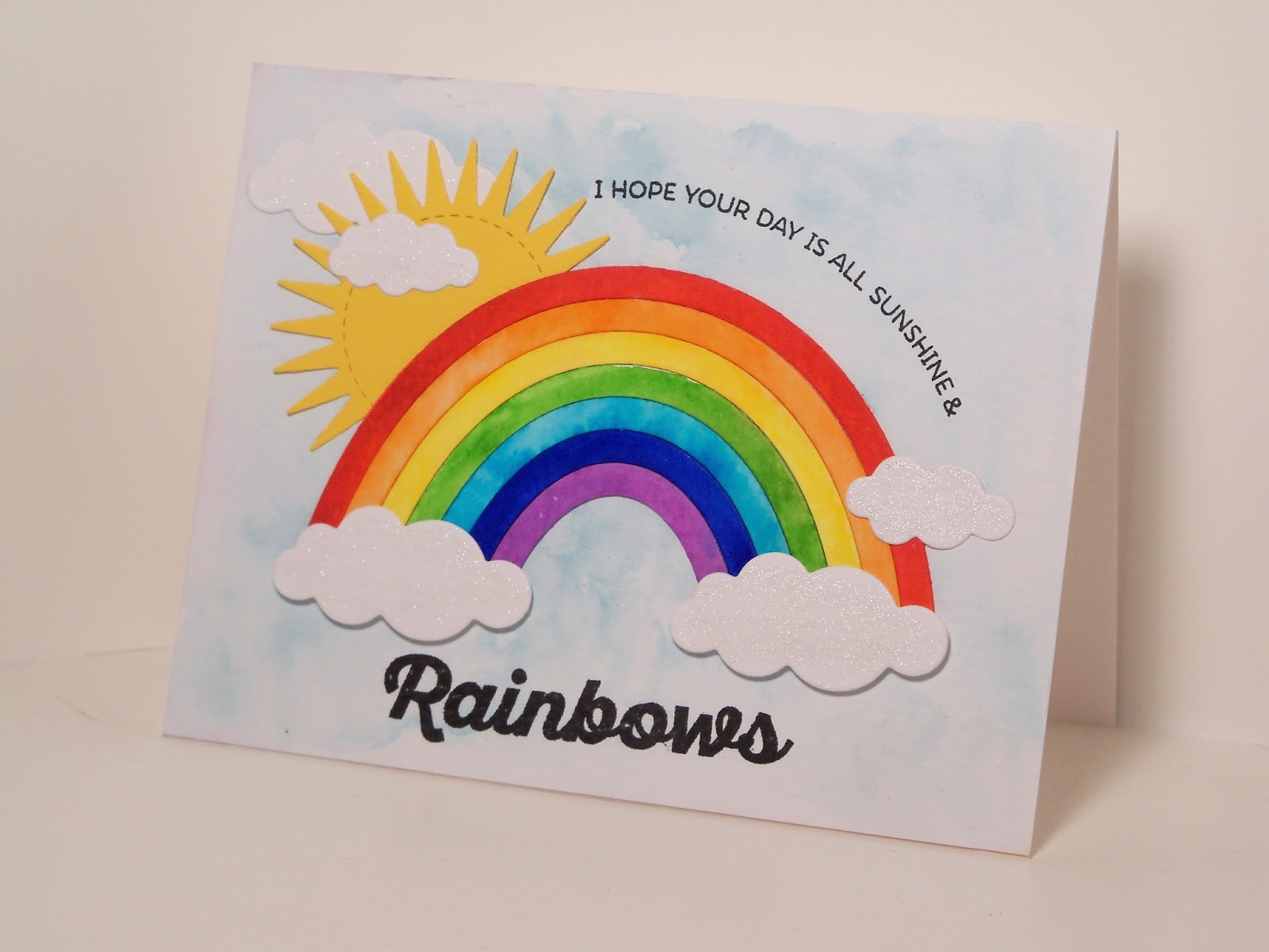 Ruth's Crafty Place: Rainbow Card Challenge