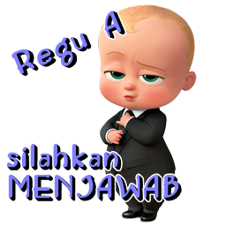 Sticker Status Lucu Gambar Bos Kecil PNG